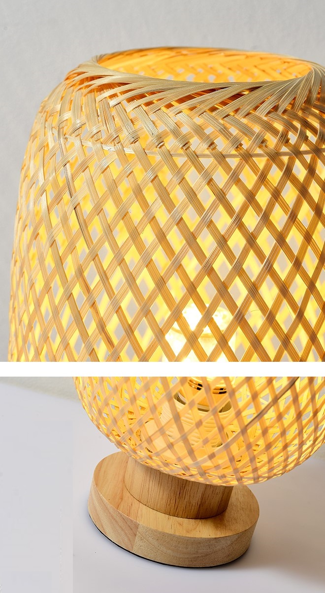 Bamboo Weave Lamp | Aesthetic Decor Shop