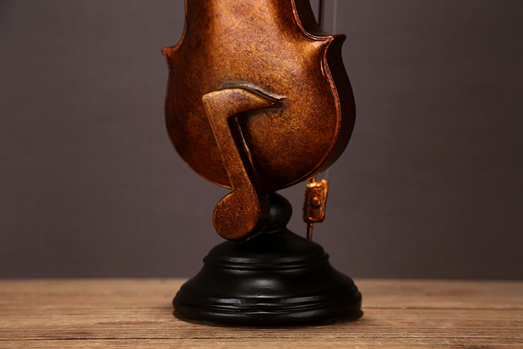 Large Resin Violin Figurine | Aesthetic Decor Shop