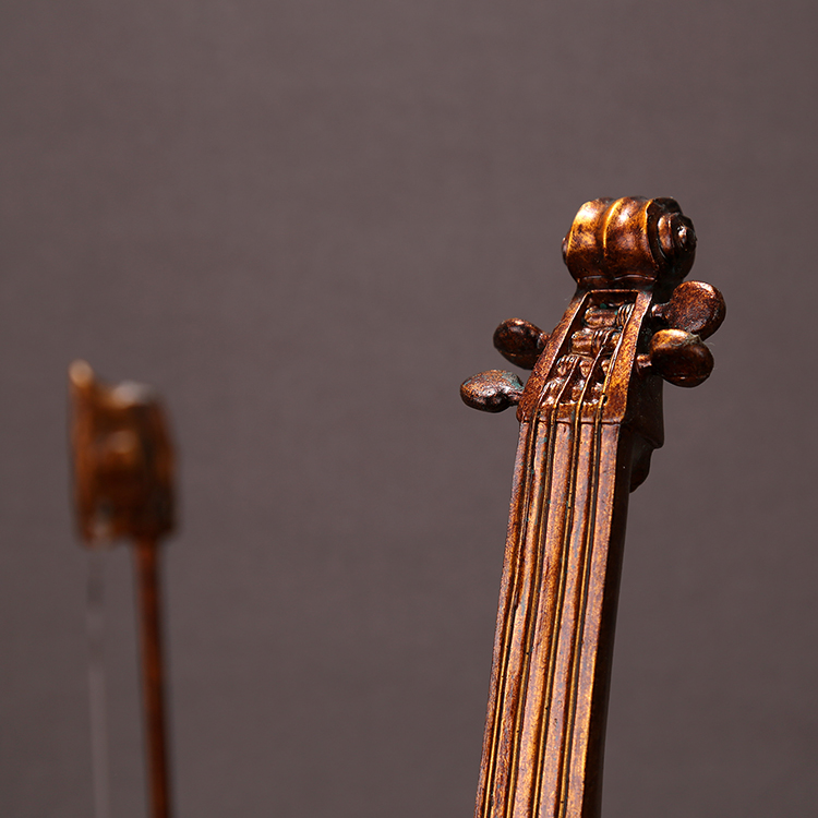 Large Resin Violin Figurine | Aesthetic Decor Shop