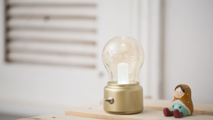 Retro Mini Light Bulb Desk Lamp | Aesthetic Decor Shop