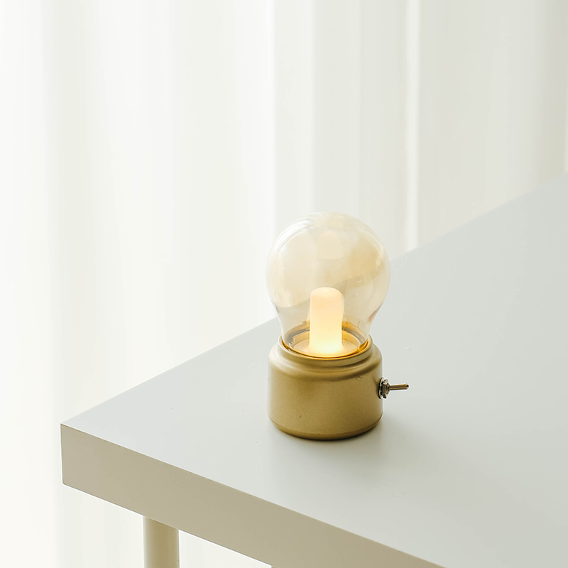 Retro Mini Light Bulb Desk Lamp | Aesthetic Decor Shop