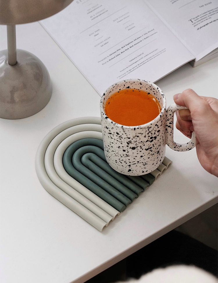 Arch-Shaped Rubber Coaster | Aesthetic Decor Shop
