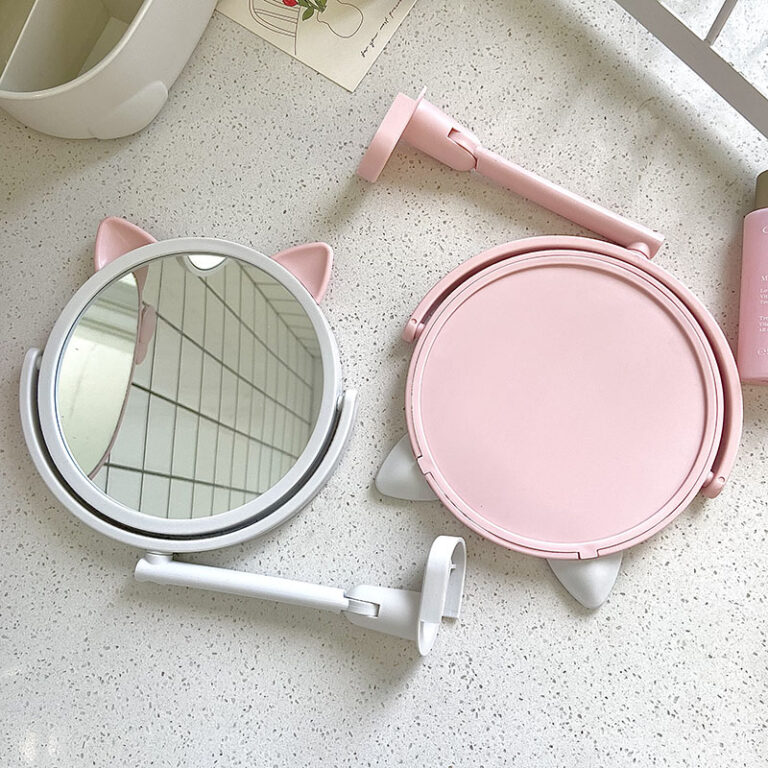 Round Cat Wall-mounted Mirror | Aesthetic Decor Shop