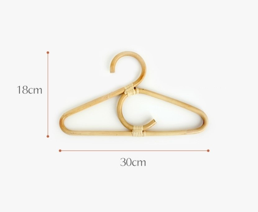 Bamboo Clothes Hanger | Aesthetic Decor Shop